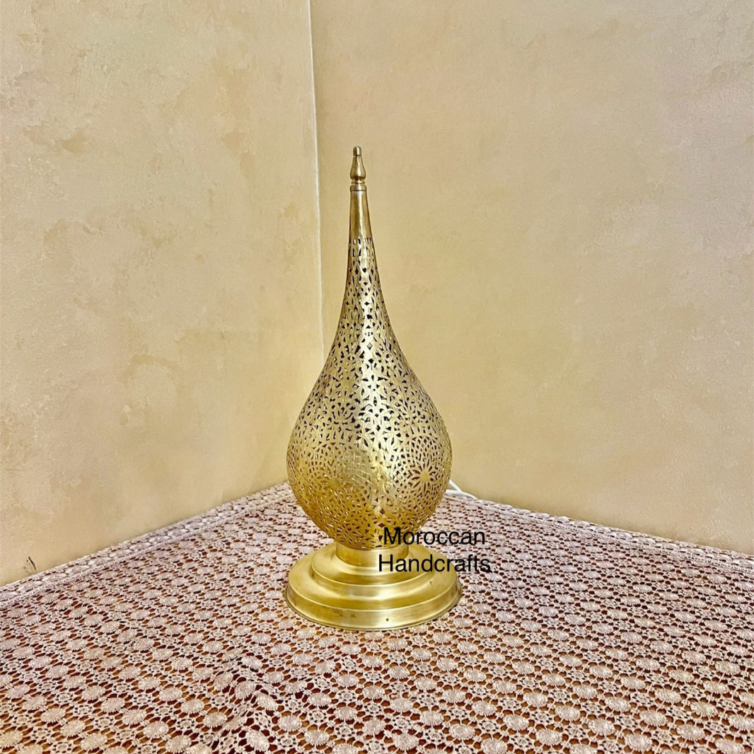 Moroccan Table Light | Moorish Brass Floor Lamps – Edken Lighting ...